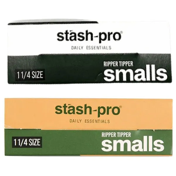 Stash Pro 1¼ Size Ripper Tipper Paper + Tips 40ct - Smoke Roll Vape
