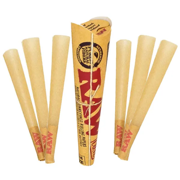 Raw Classic 1¼ Size 6 Cones - Smoke Roll Vape
